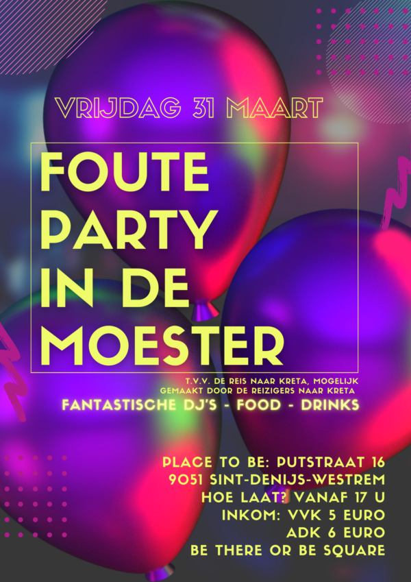 Foute Party in de Moester – De Moester